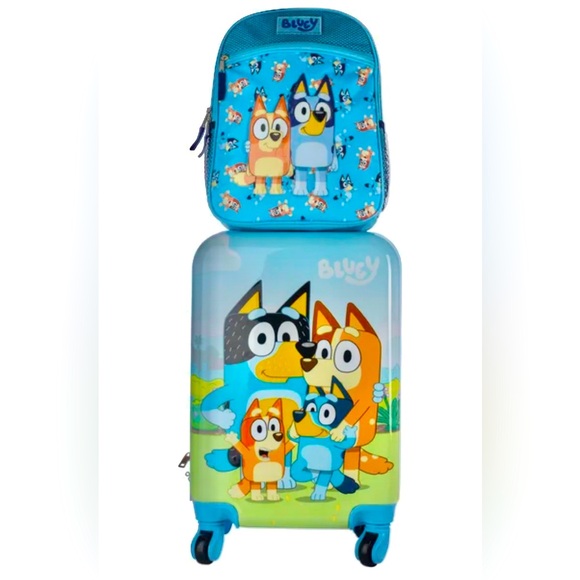 Bluey | Other | Bluey Kids Licensed Carryon Backpack Luggage Set | Poshmark